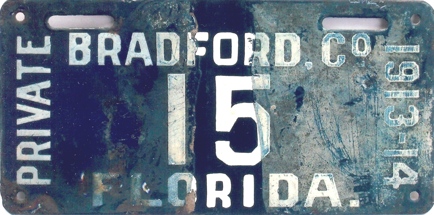 ARCHIVE: Florida Porcelain License Plates (Part 1 of 4: Alachua-Escambia)