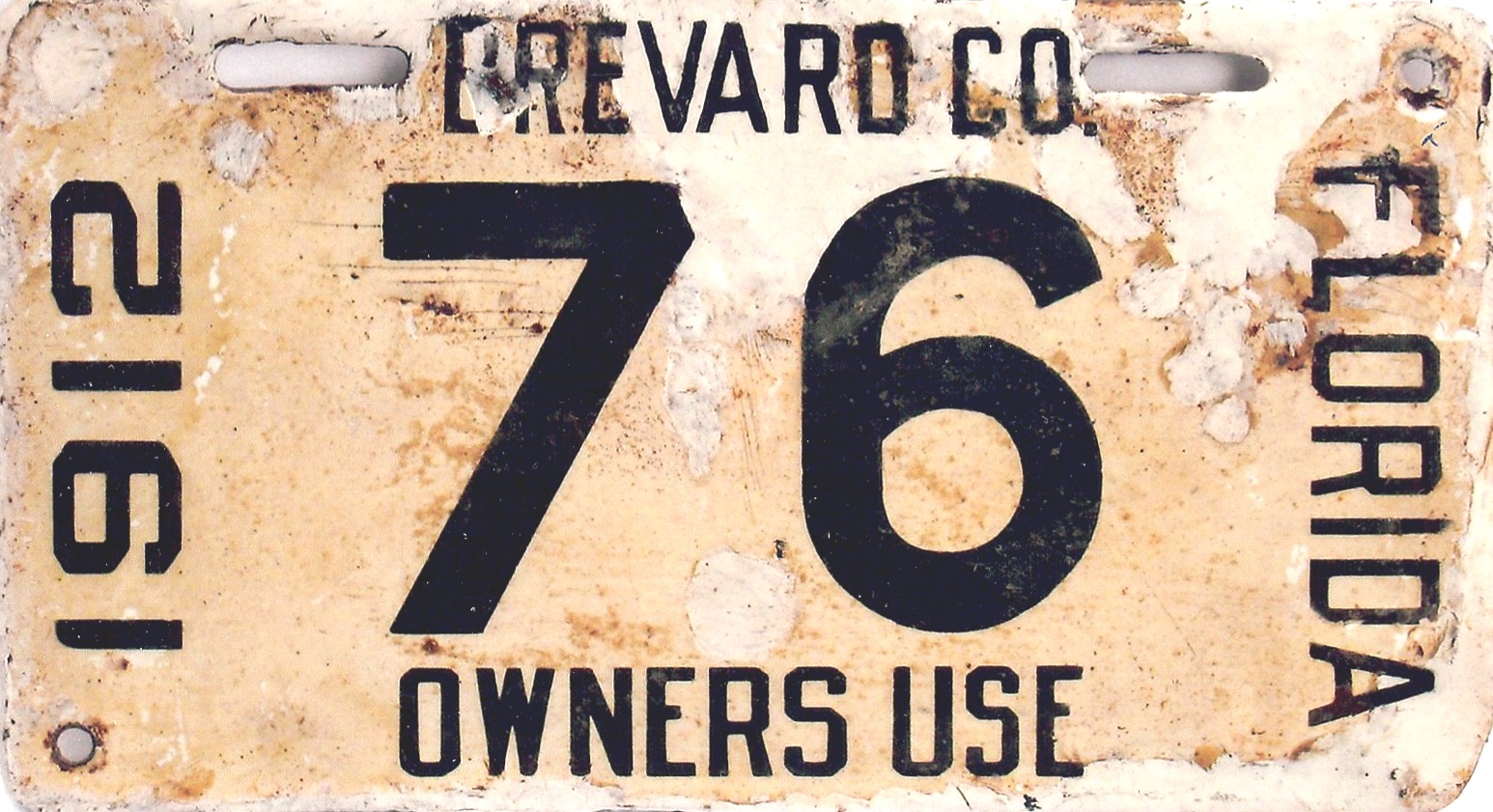 ARCHIVE: Florida Porcelain License Plates (Part 1 of 4: Alachua-Escambia)