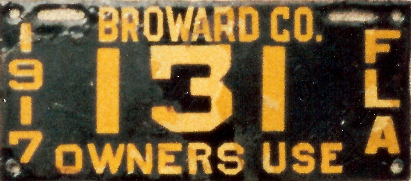 ARCHIVE: Florida Porcelain License Plates (Part 1 of 4: Alachua-Escambia)