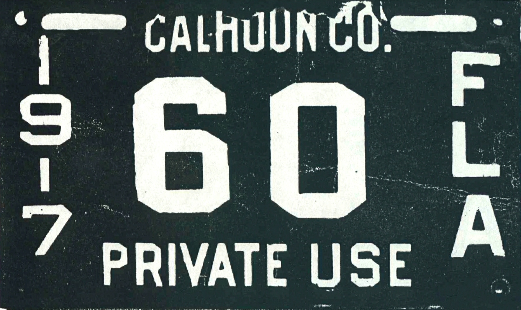 ARCHIVE: Florida Porcelain License Plates (Part 1 of 4: Alachua-Escambia)