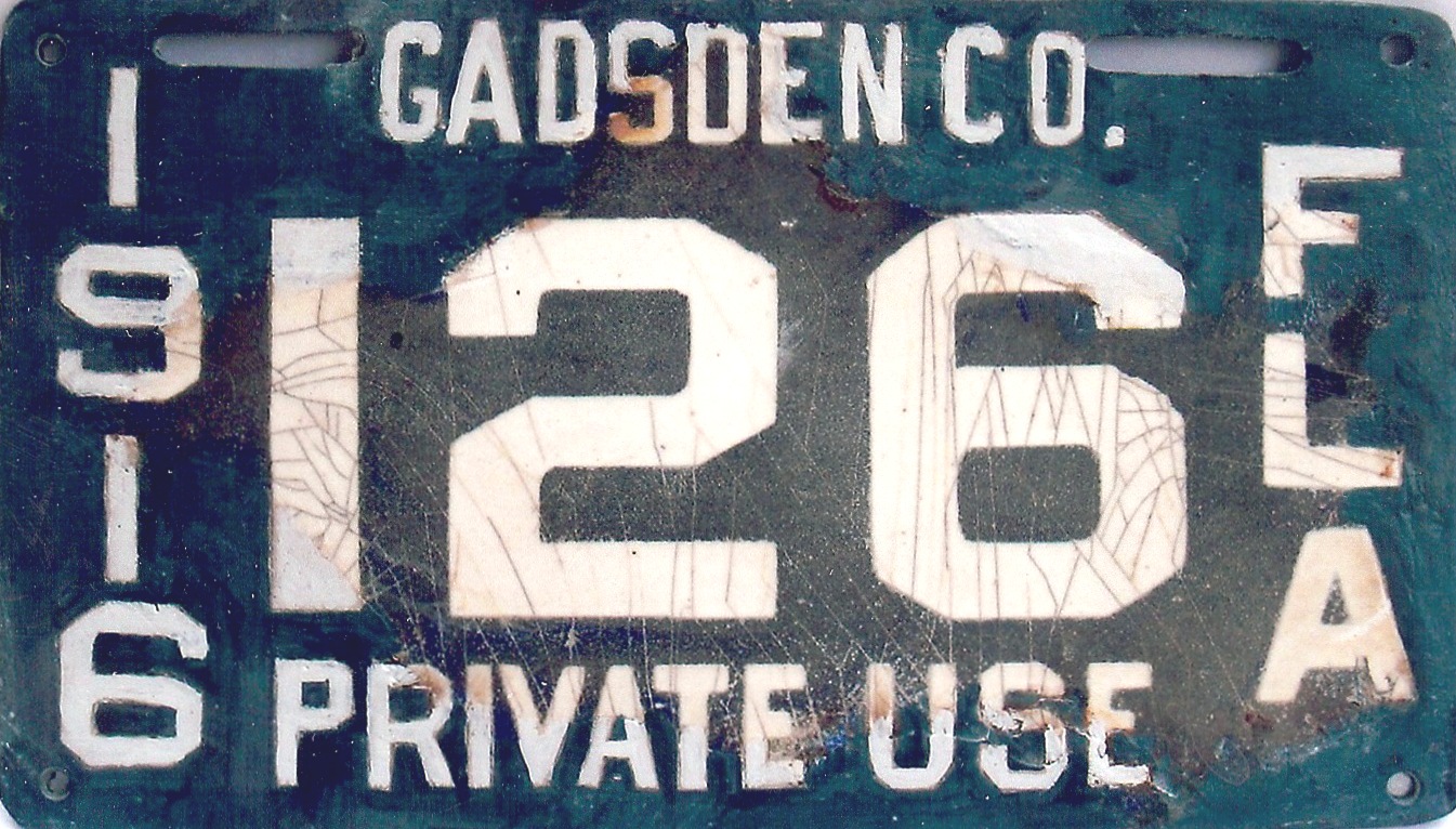 ARCHIVE: Florida Porcelain License Plates (Part 2 of 4: Fernandina-Lee)