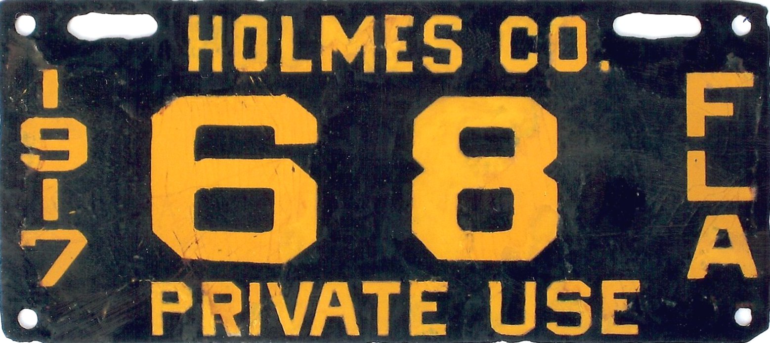 ARCHIVE: Florida Porcelain License Plates (Part 2 of 4: Fernandina-Lee)