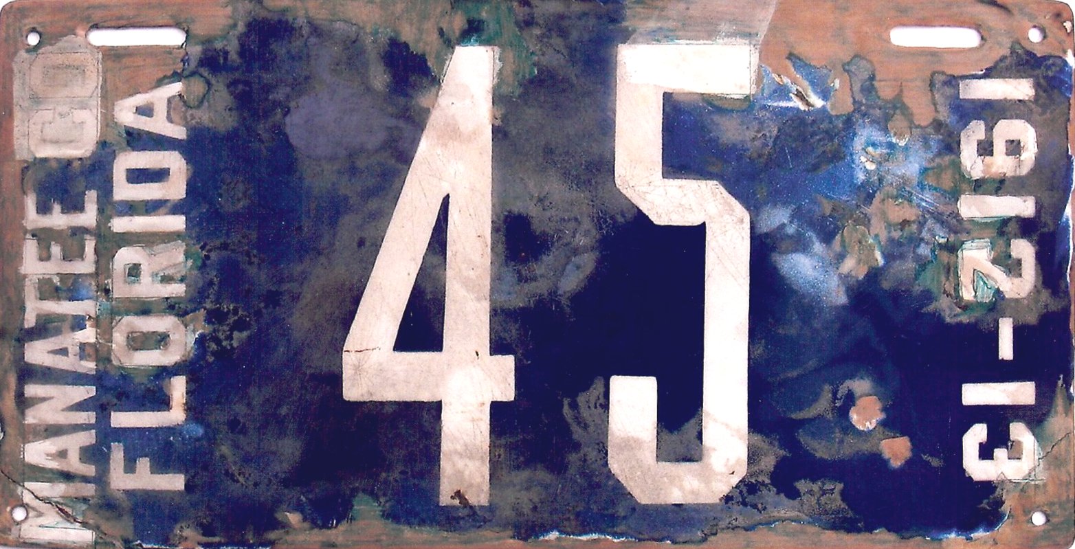 ARCHIVE: Florida Porcelain License Plates (Part 3 of 4: Leon-Putnam)