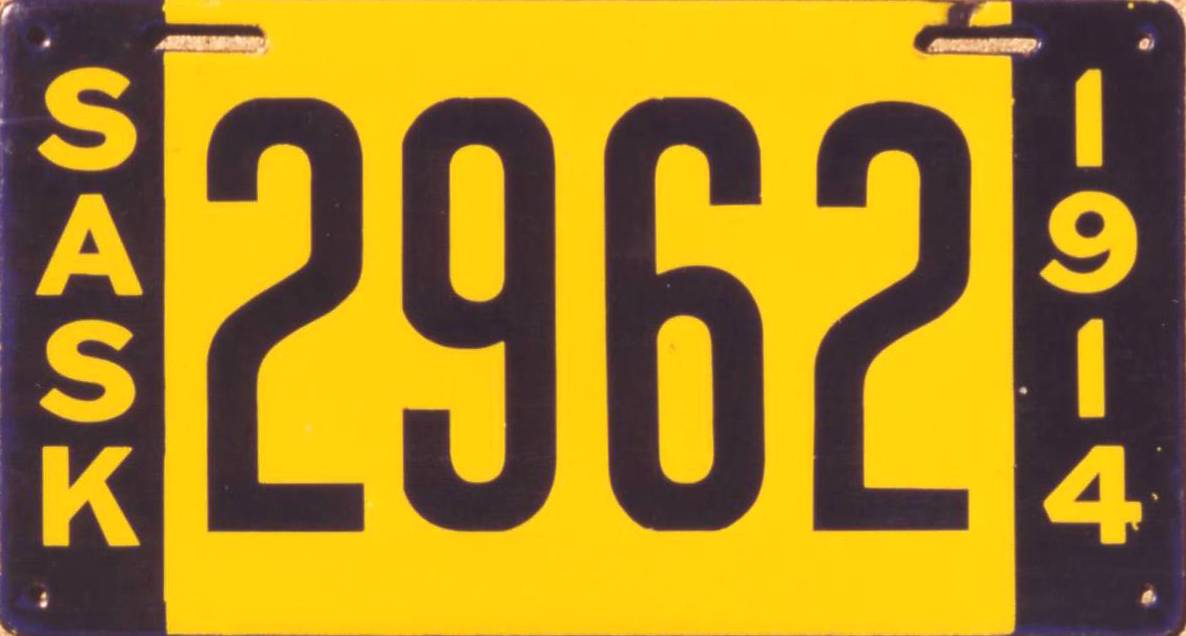 ARCHIVE: Saskatchewan Porcelain License Plates