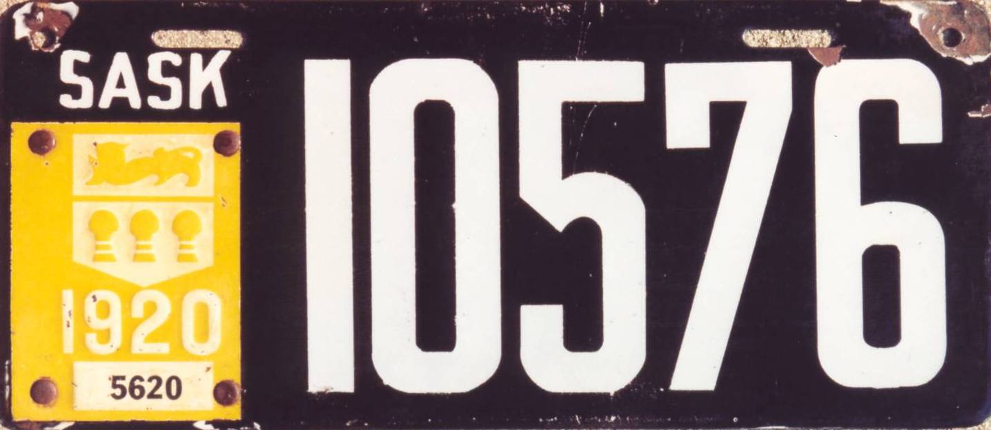 ARCHIVE: Saskatchewan Porcelain License Plates