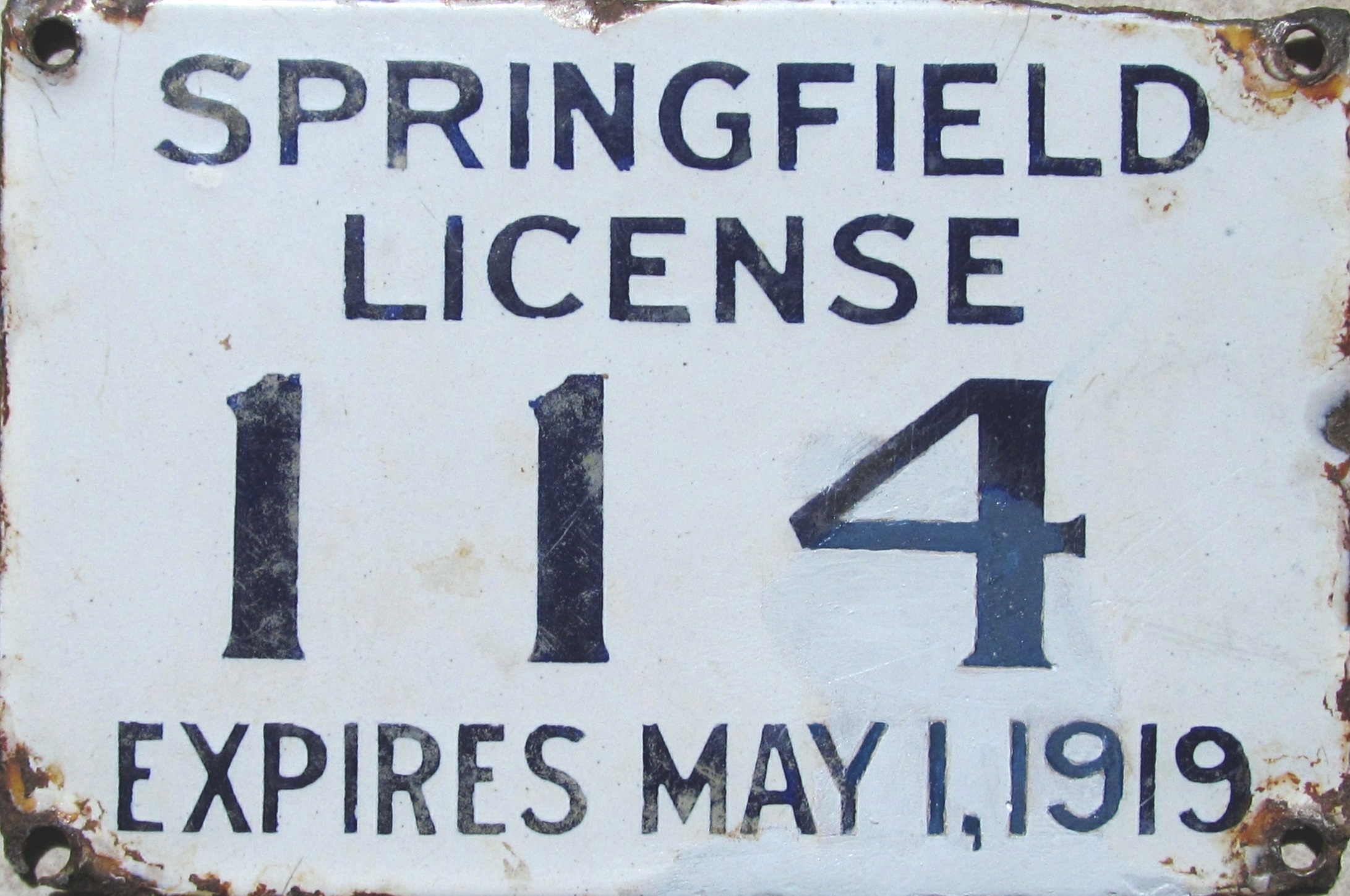 ARCHIVE: Massachusetts Porcelain License Plates (Part 1 of 2)