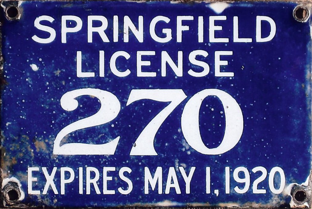 ARCHIVE: Massachusetts Porcelain License Plates (Part 1 of 2)