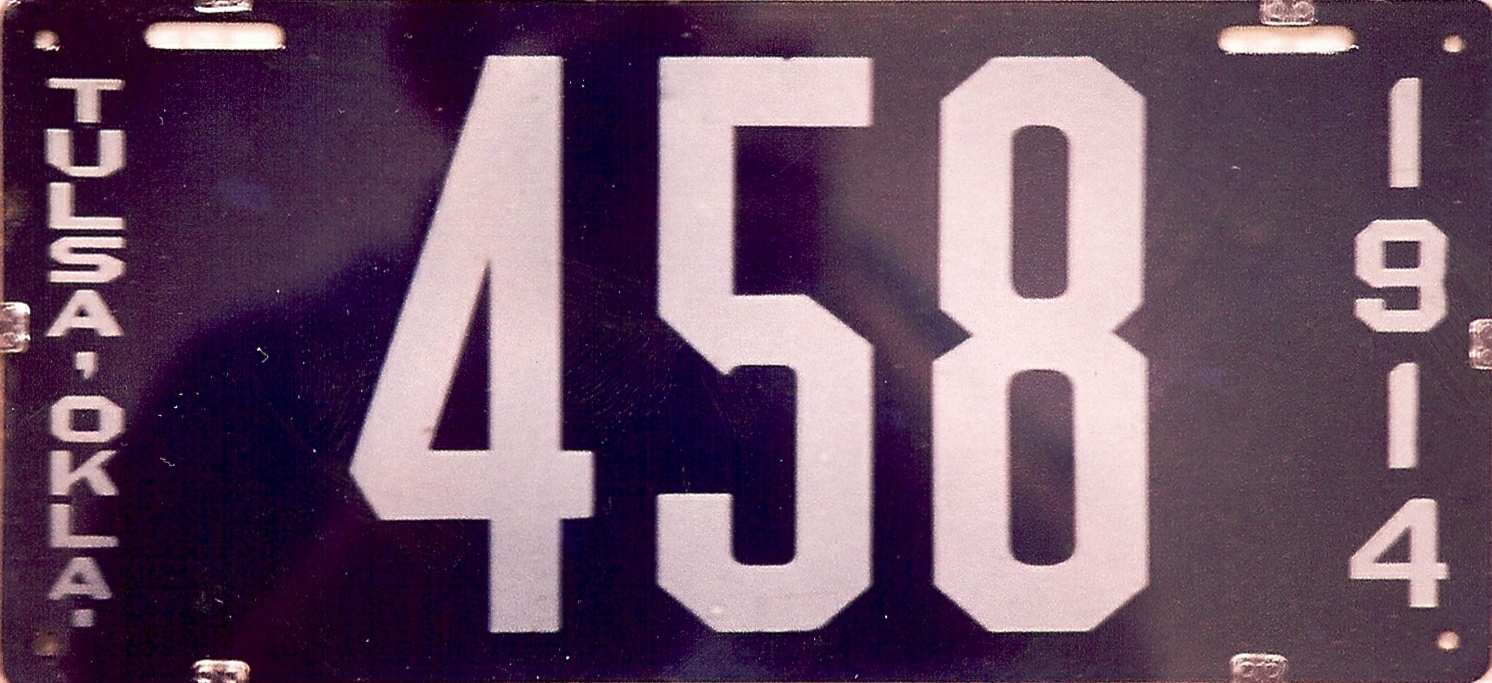 Census of Known Tulsa, OK Porcelain License Plates